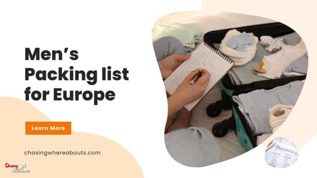 Mens Packing List for Europe: 2 Weeks of Essentials in 2025